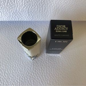 Dior | Makeup | Dior Addict Lipstick Case In Trotter White Canvas Print ...